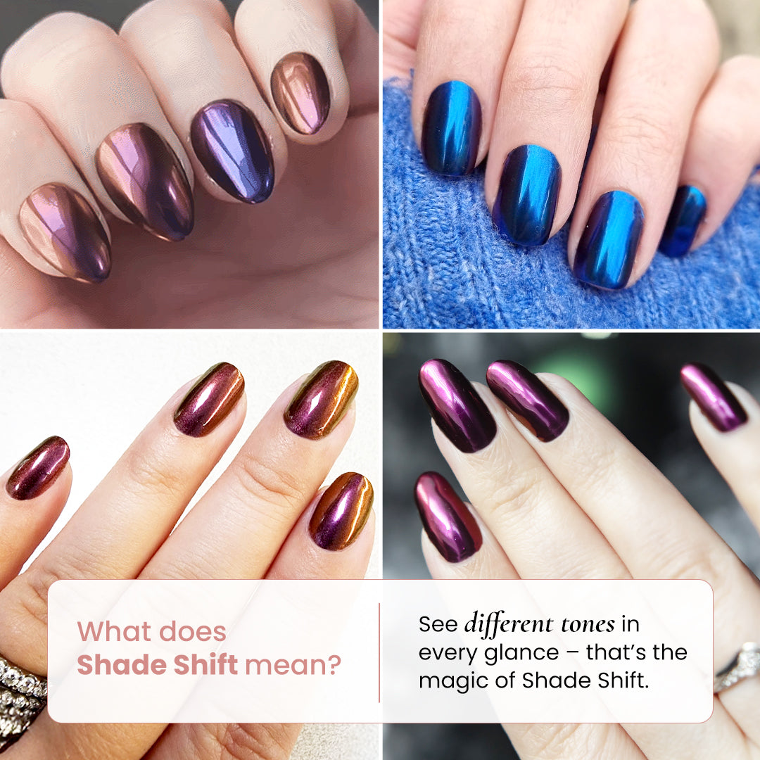 Pansy Color Changing Metallic Nail Powder | Mineral Bond® – Sistaco™ Uk