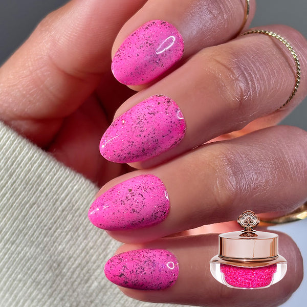 Bright candy-pink nail powder | Mineral Bond® – Sistaco™ Uk